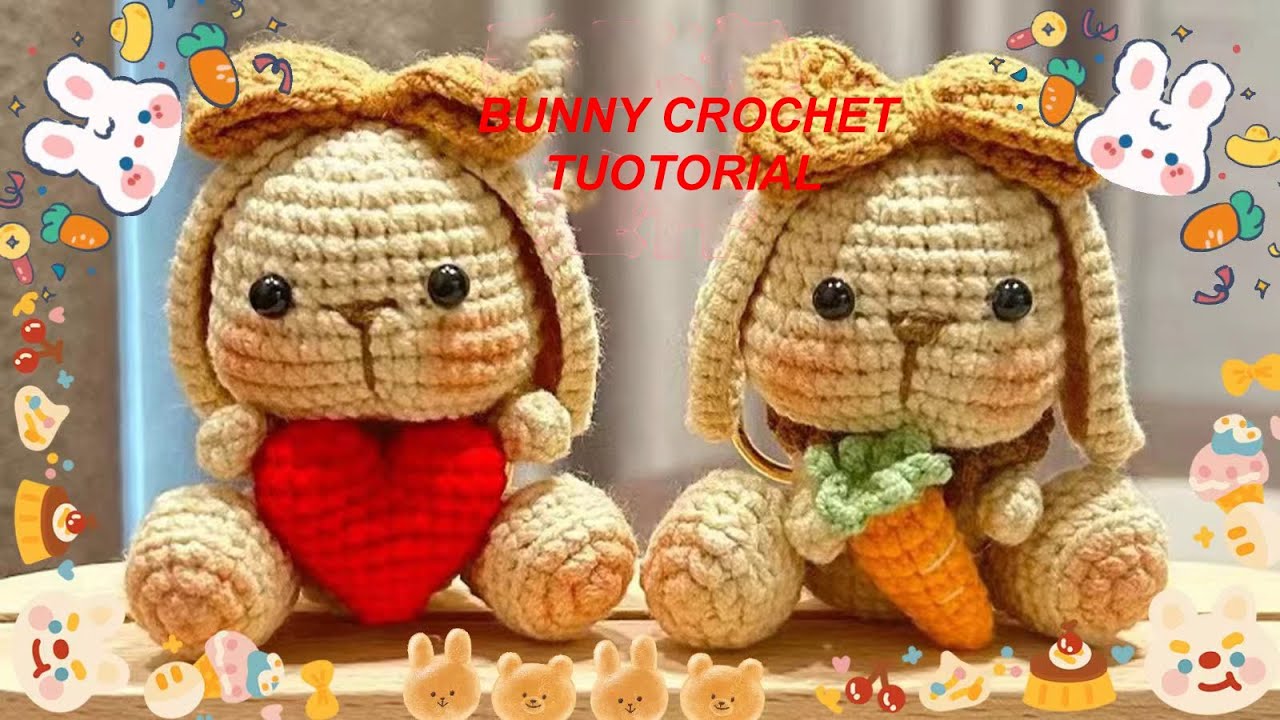 Bunny Amigurumi Crochet Tutorial | Rabbit Amigurumi | DIY Craft - YouTube