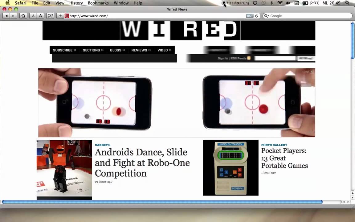 Apple ad for iPod touch on Wired.com - YouTube