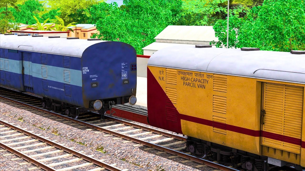 ICF PARCEL VAN Coupling ICF VAN Coach | BUMPY RAILROAD | Train ...