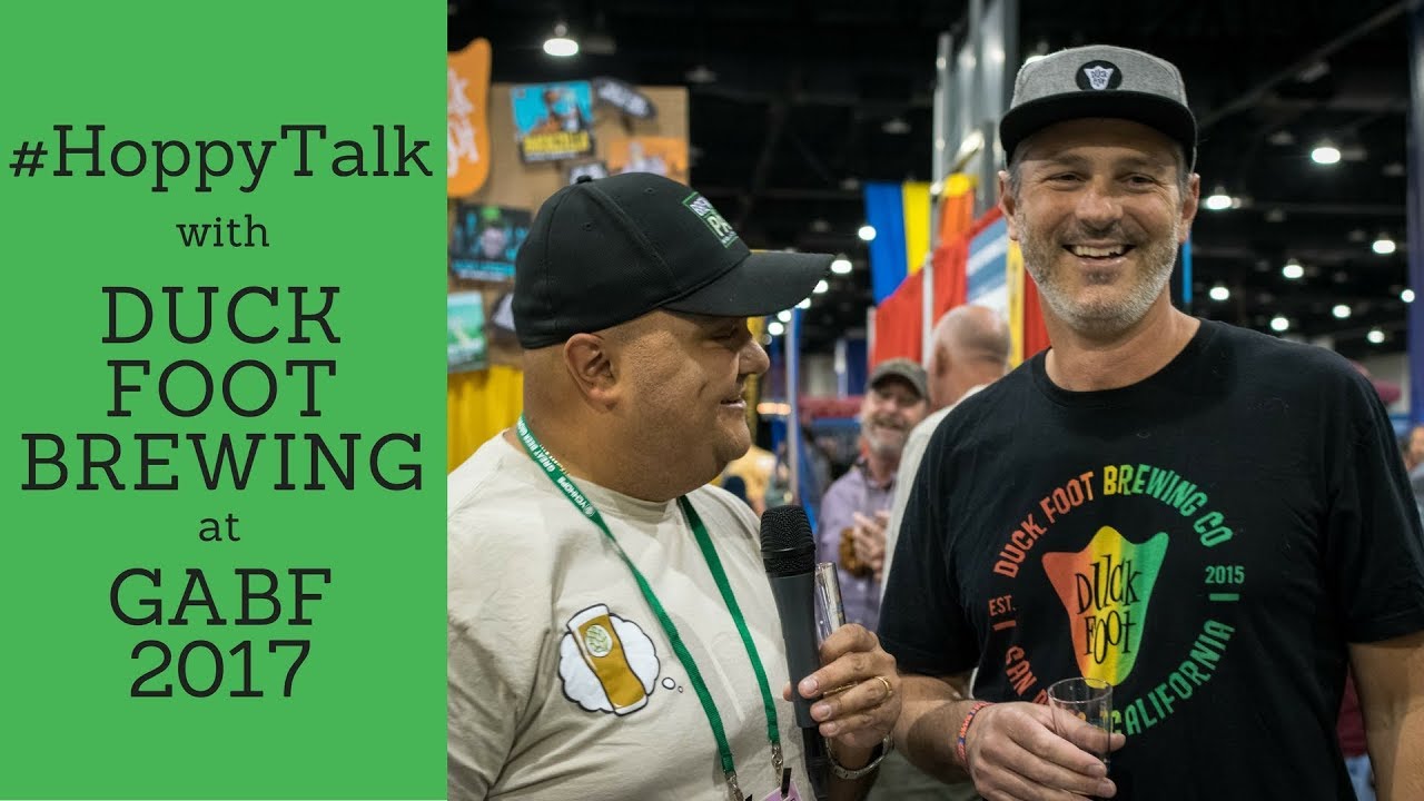 Hoppy Talk with Duck Foot Brewing at GABF - YouTube