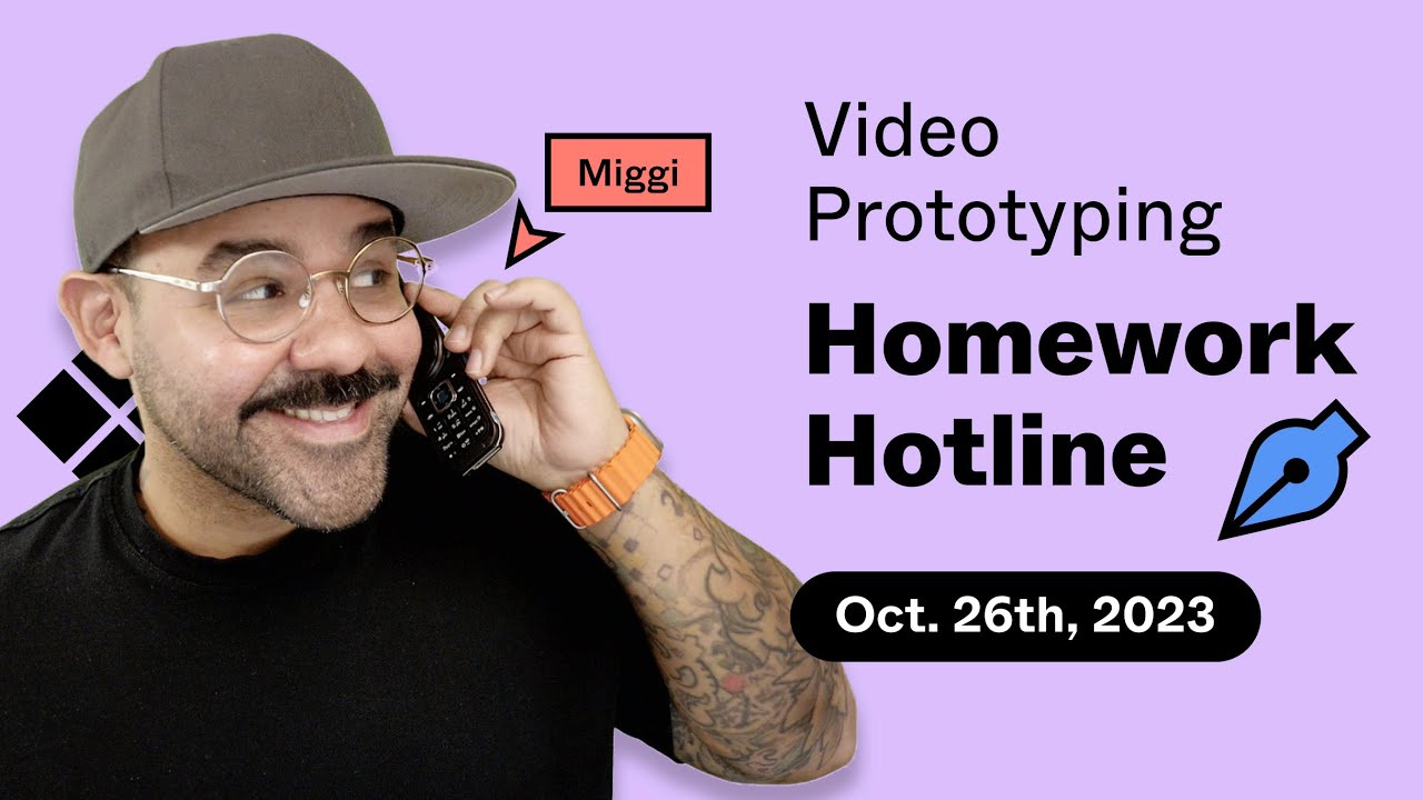 Homework Hotline: Video prototyping in Figma - YouTube