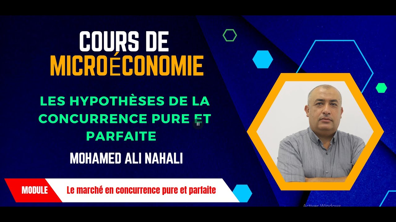 #Microéconomie: Comprendre les hypothèses de la concurrence pure et ...