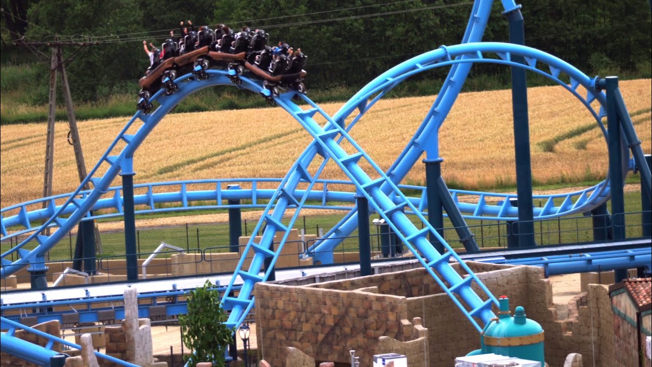 Abyssus | Vekoma Multi-Launch Coaster at Energylandia - YouTube