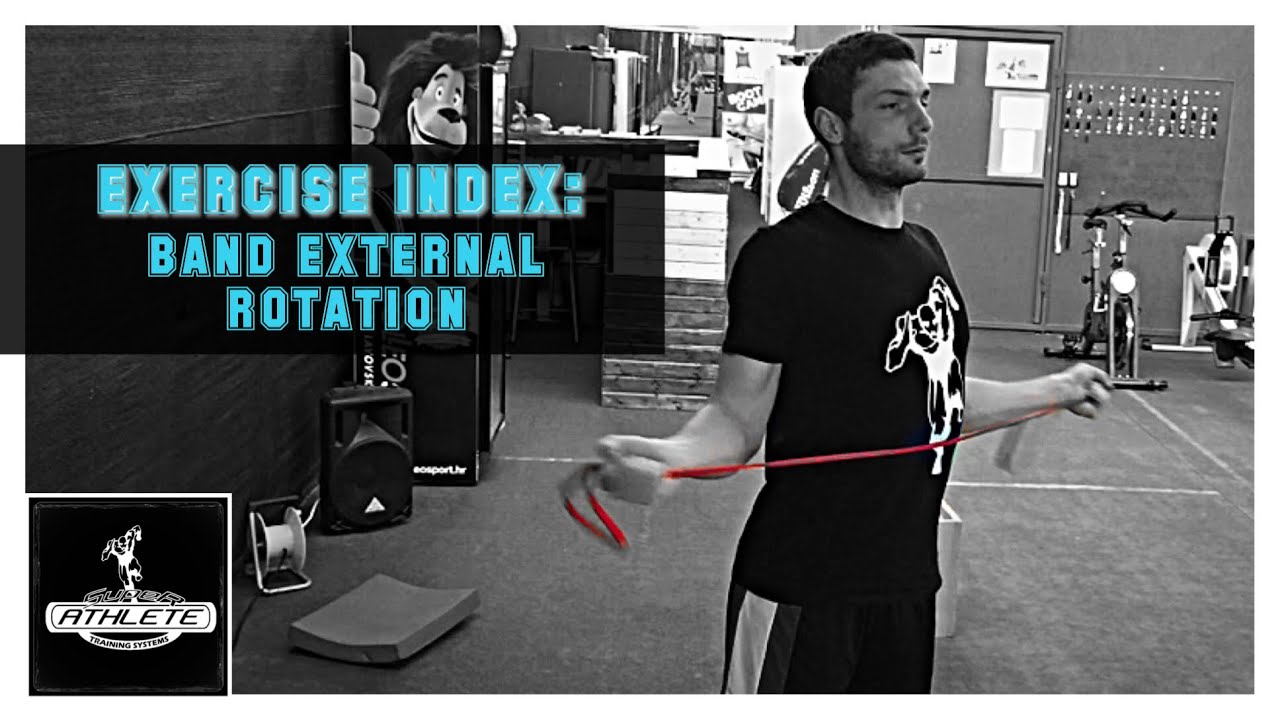 Super Athlete T.S.- Exercise Index: Band External Rotation - YouTube