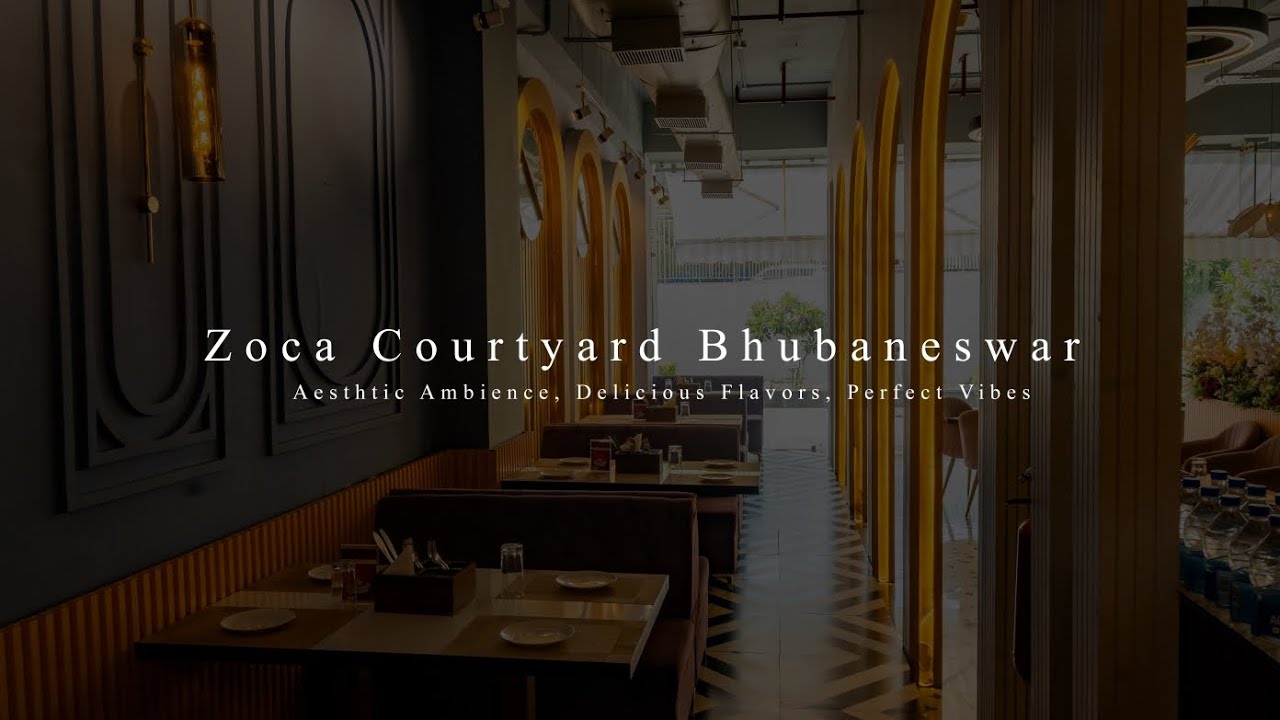 ZOCA COURTYARD BHUBANESWAR ! CINEMATIC RESTAURANT VIDEO #bhubaneswar ...
