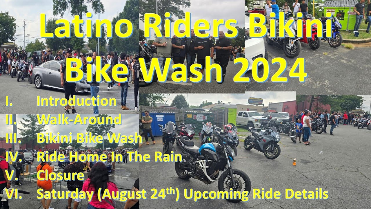Latino Riders Bikini Bike Wash 2024 #motorcycle #dmvbikelife #bikelife ...