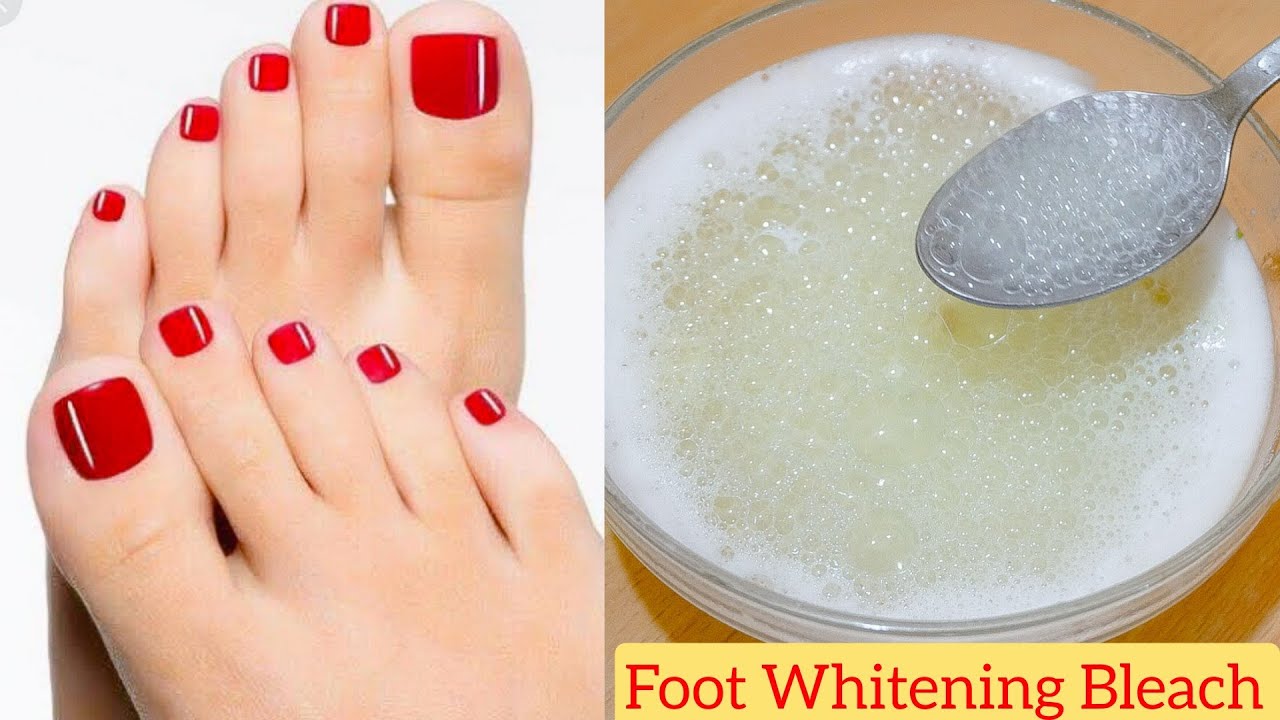 सालों साल जमी मैल व गंदगी मिनटों में साफ करें|Foot Whitening Bleach|How ...