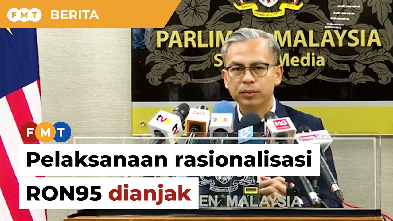 Pelaksanaan rasionalisasi RON95 dianjak, kata jurucakap kerajaan - YouTube