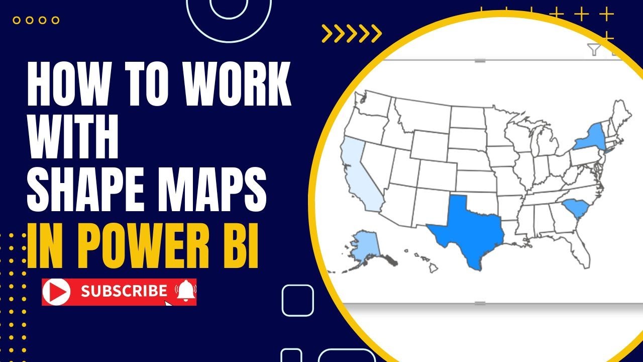 How to Use the Shape Map Visual in Power BI | Custom Region Mapping ...
