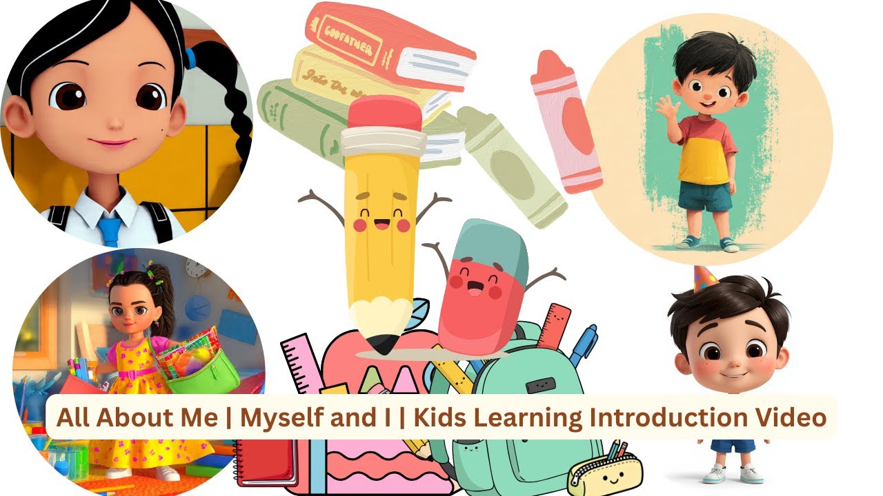 All About Me | Myself and I | Kids Learning Introduction Video - YouTube