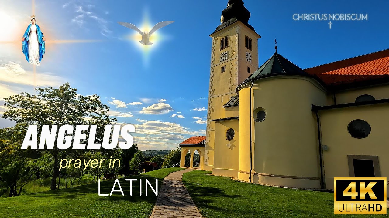 ANGELUS - prayer in LATIN (4K) - YouTube