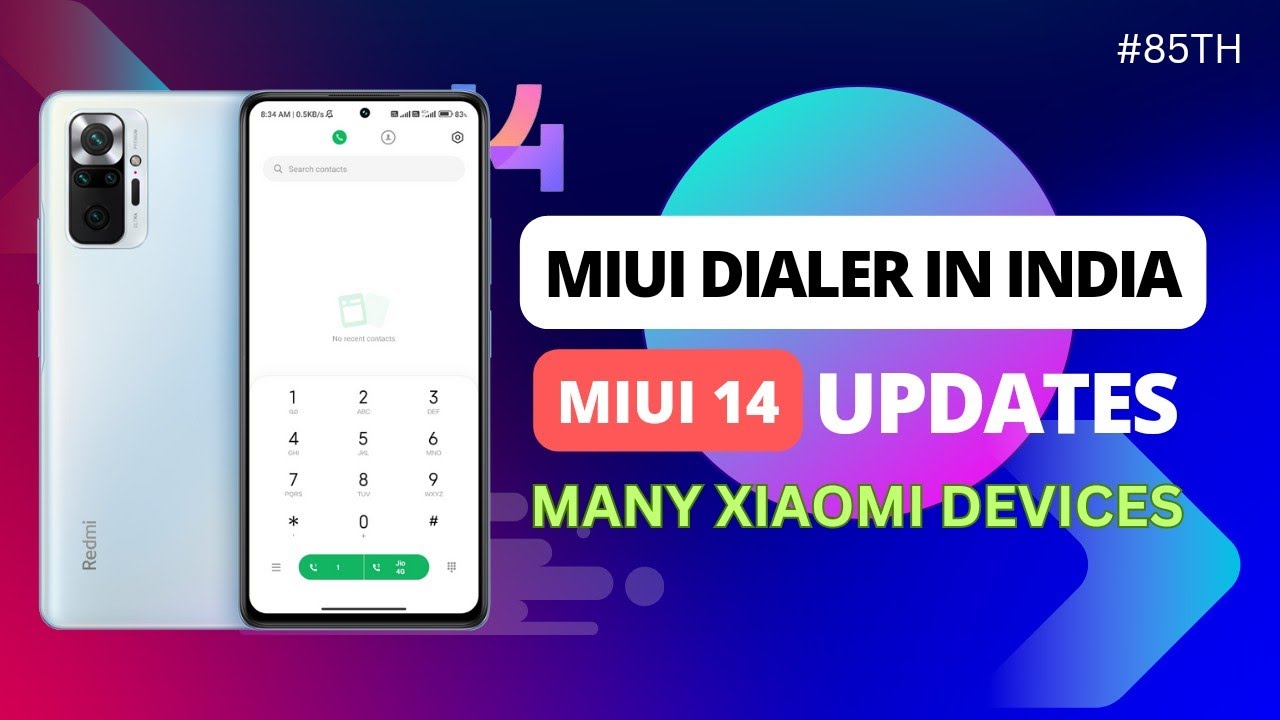 Mi Dialer in old Xiaomi Devices | MIUI 14 Stable Updates in Redmi 11 ...