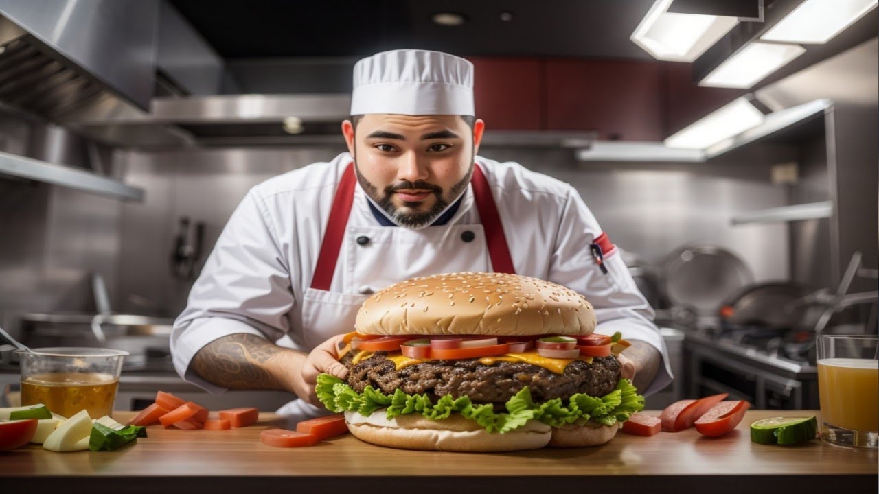 How to prepare the perfect burger American - YouTube