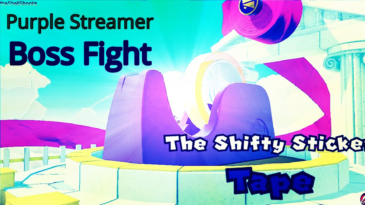 Paper Mario The Origami King The Shifty Sticker Tape Boss Fight Part 21 ...