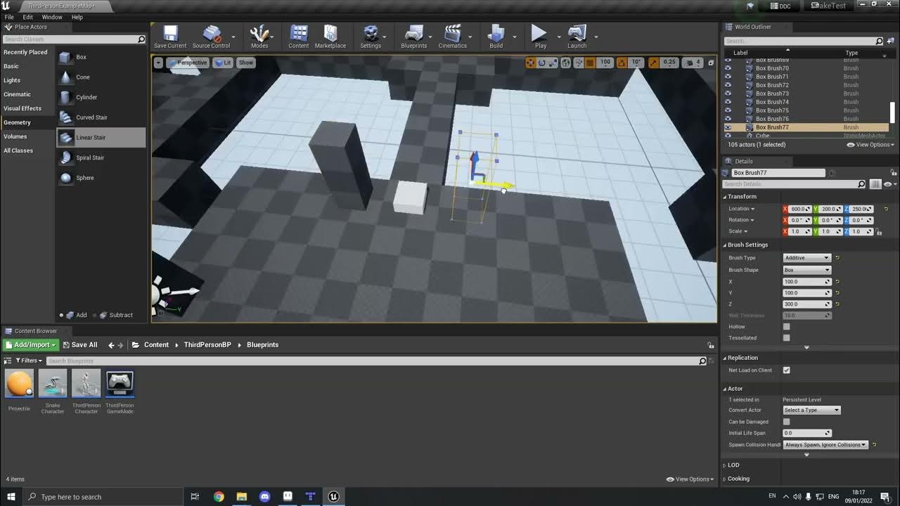 The Snakes Temple Map Prototype - MOBA Project - YouTube