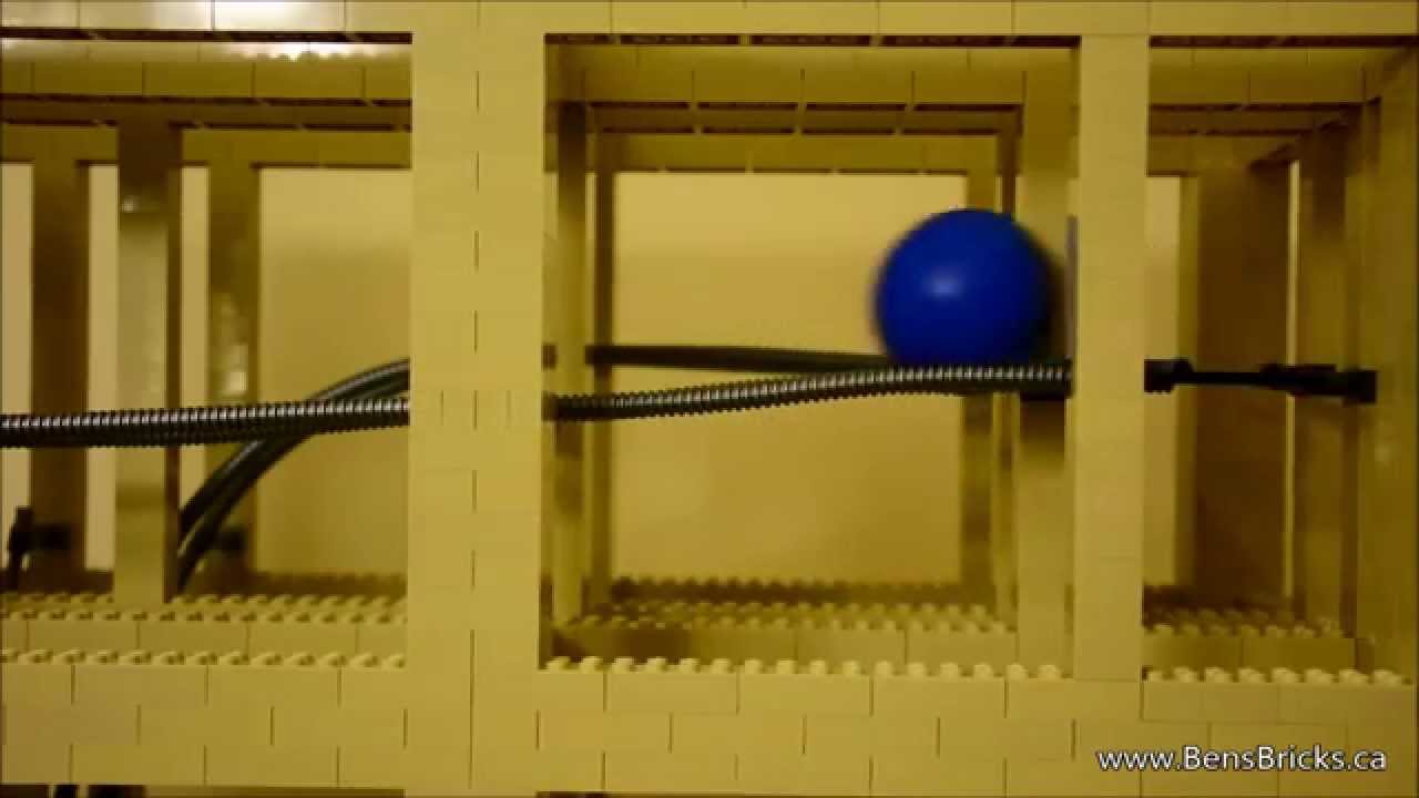 Giant (almost 6 foot tall) LEGO Ball Machine - YouTube