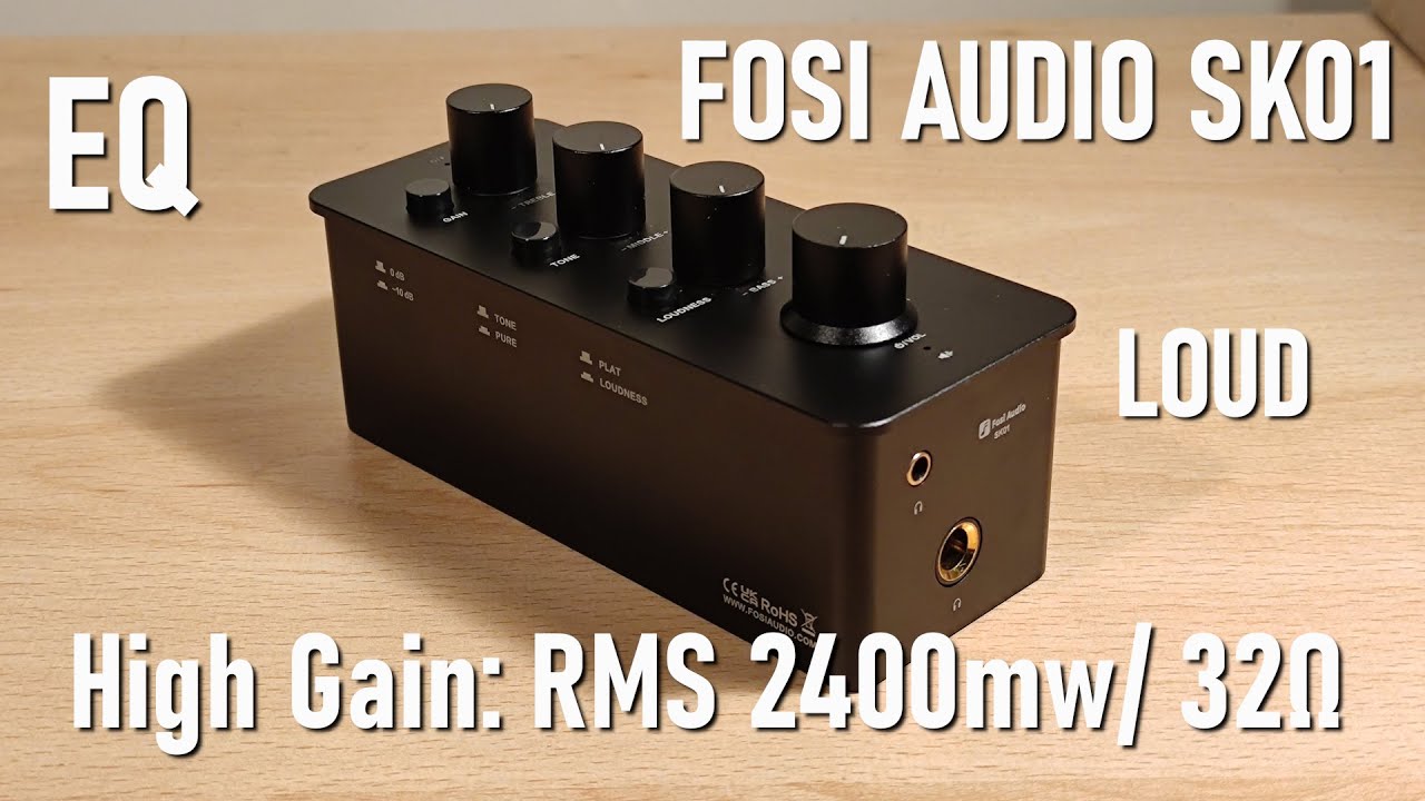 Fosi Audio SK01 Review - Desktop Amp / Pre-Amp With a Twist! - YouTube