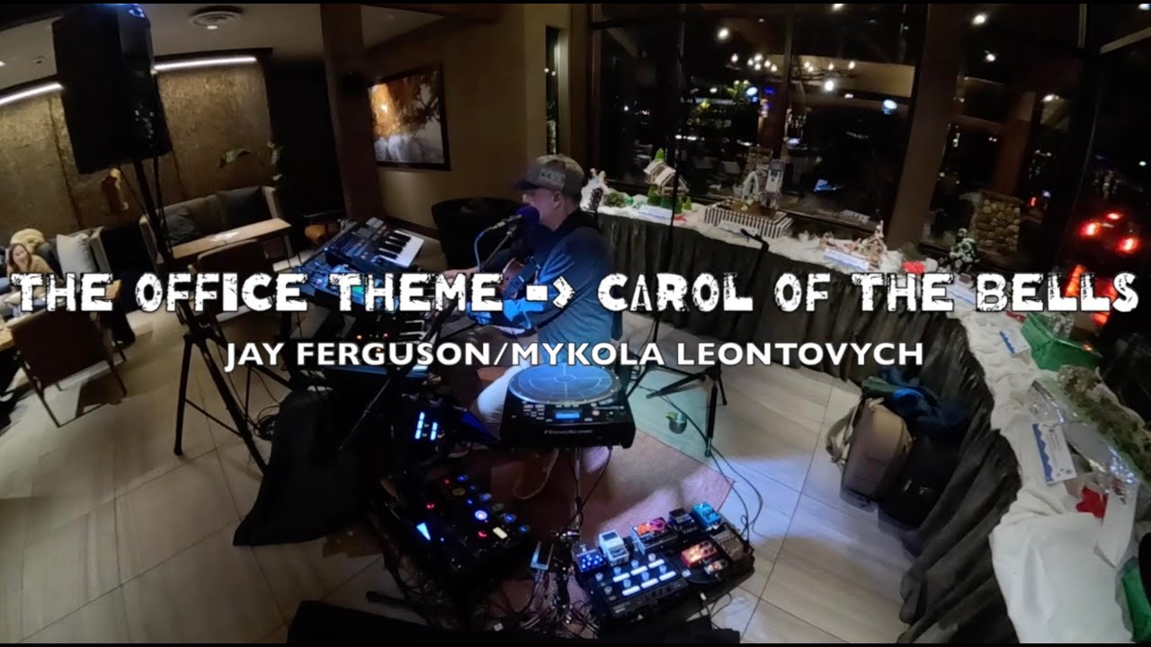 The Office Theme - Carol of the Bells (Rob Gregerson live looping cover ...