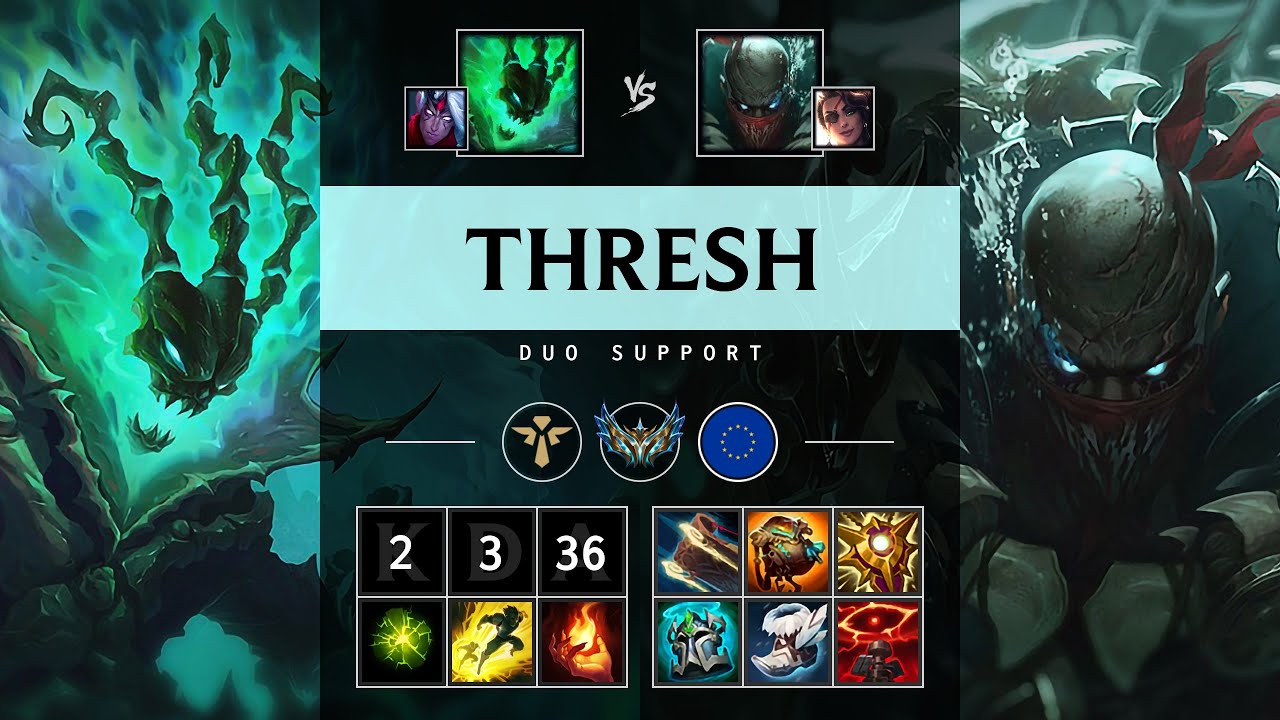 Thresh Support vs Pyke: Vision Controller - EUW Challenger Patch 14.23 ...