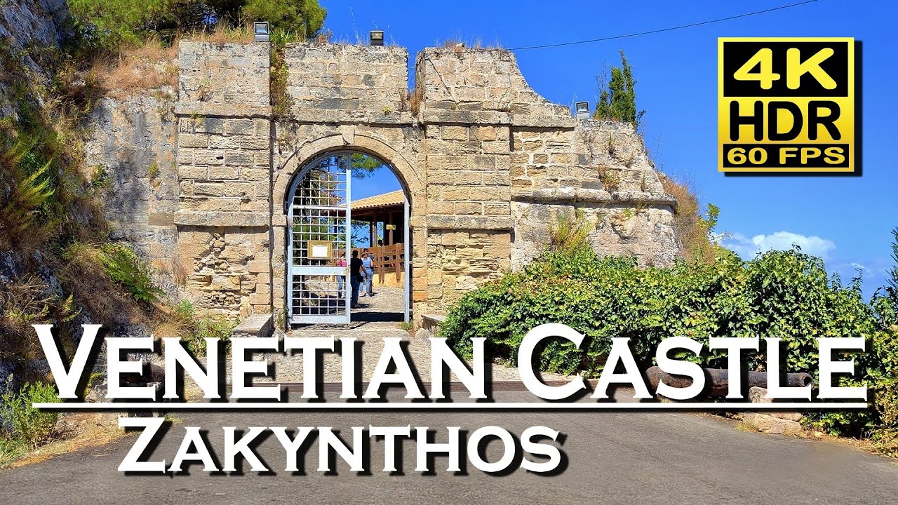 Bóchali Venetian Castle Zakynthos in 4K 60fps HDR (UHD) Dolby Atmos 💖 ...