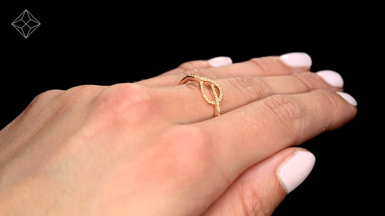 Vivara Collection 0.31ct Yellow Sapphire and 9K Rose Gold Ring E5959 ...