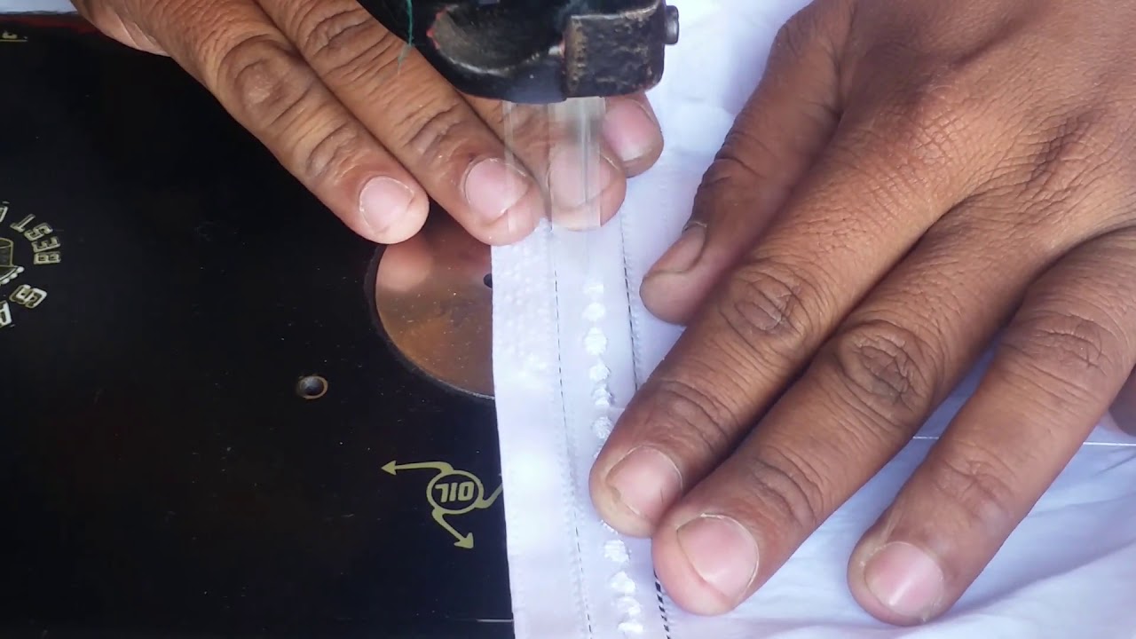 Beautiful and easy Poncha design with machine - YouTube