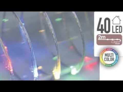A101 2M MULTI COLOR 40 LED LIGHTS LED VERLİCHTİNG - YouTube