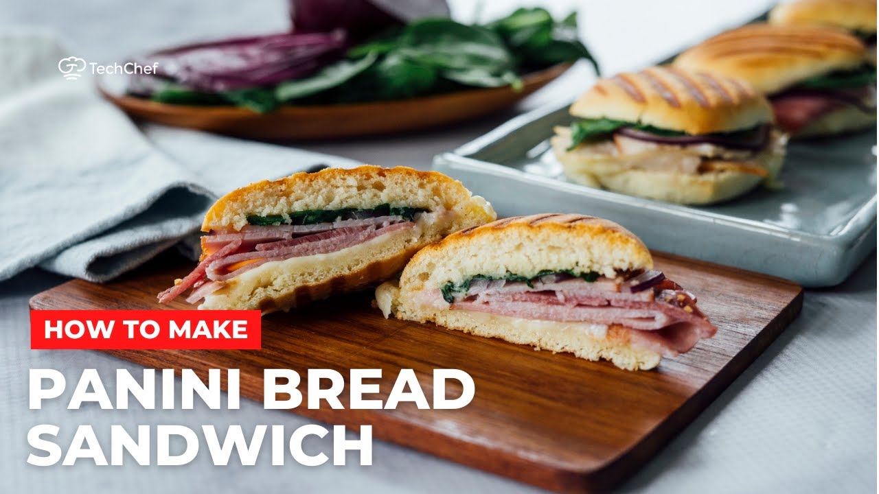 Panini Bread Recipe - How To Make Panini Bread Sandwich/ Bread Grill ...