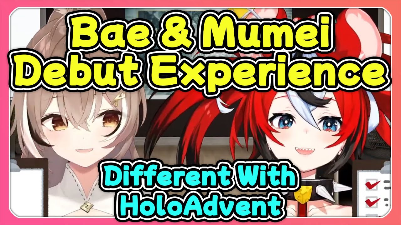 👉They Didn't Have DEBUT Animation As HoloAdvent! (Mumei & Bae Hololive ...