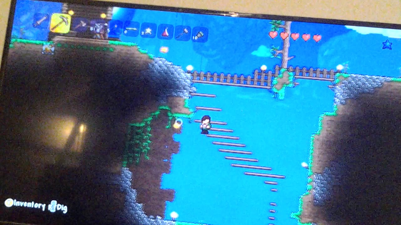 Ep 4 terriria get recked by slime bots - YouTube