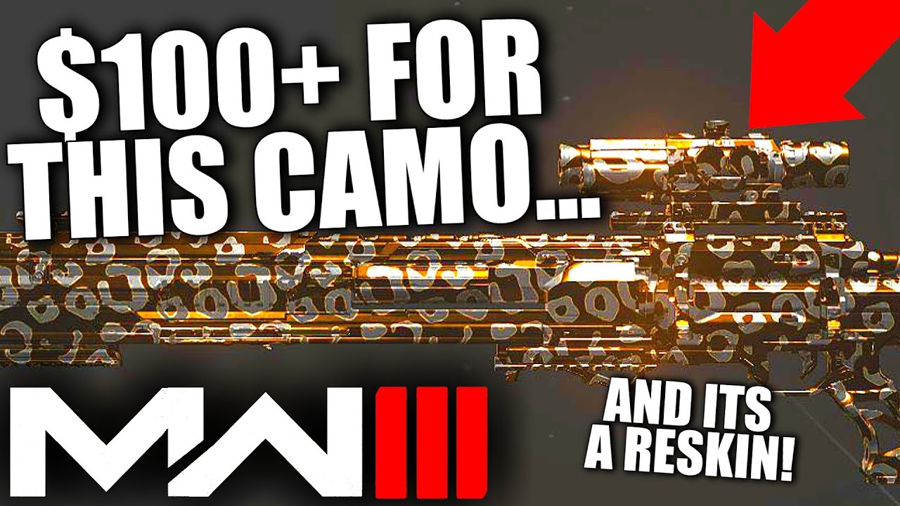 WOW! Activision Is Selling a *$100* Camo Now.. And It's Just An Old ...