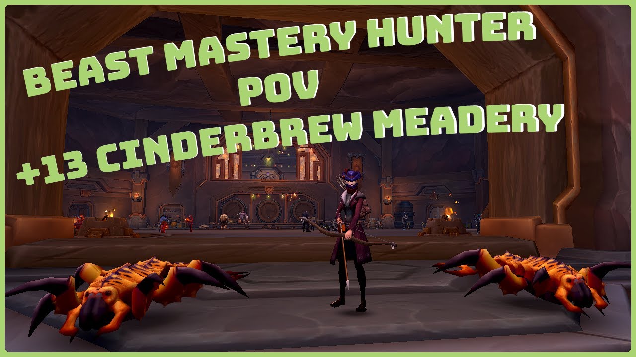 Beast Mastery Hunter POV +13 Cinderbrew Meadery | War Within Season 2 ...