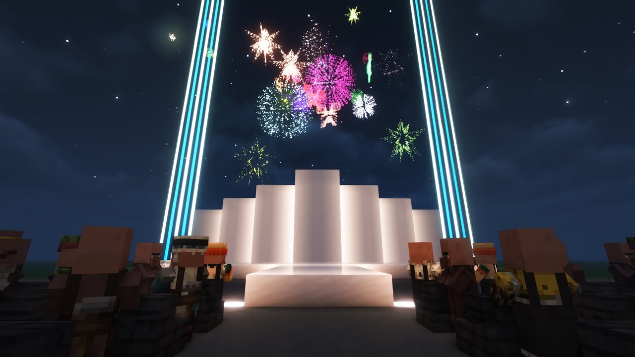 Minecraft | New Year Fireworks Display 🎆 - YouTube