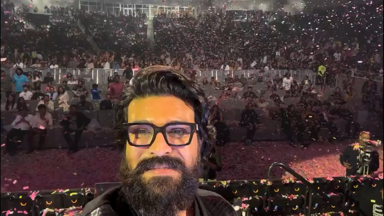 Global Star Ram Charan Craze In Dallas | Game Changer Pre Release Event ...