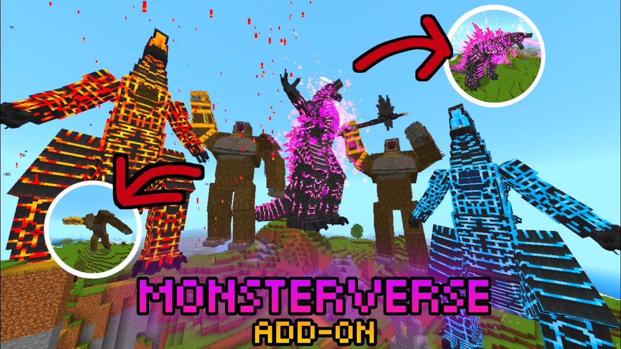 Monsterverse GxK Expansion | Minecraft Addon Showcase - YouTube