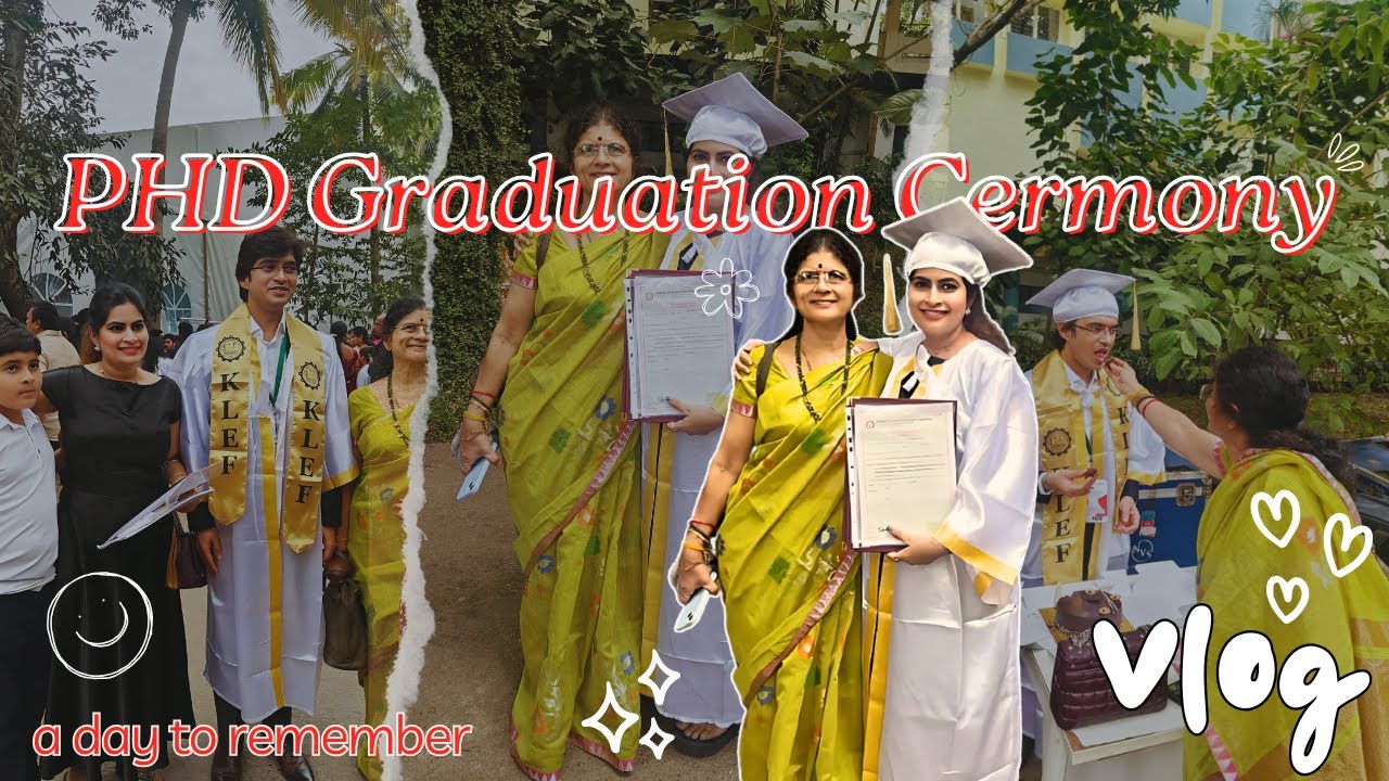 PhD Convocation Ceremony: A Life-Changing Moment! #vlog #graduation # ...