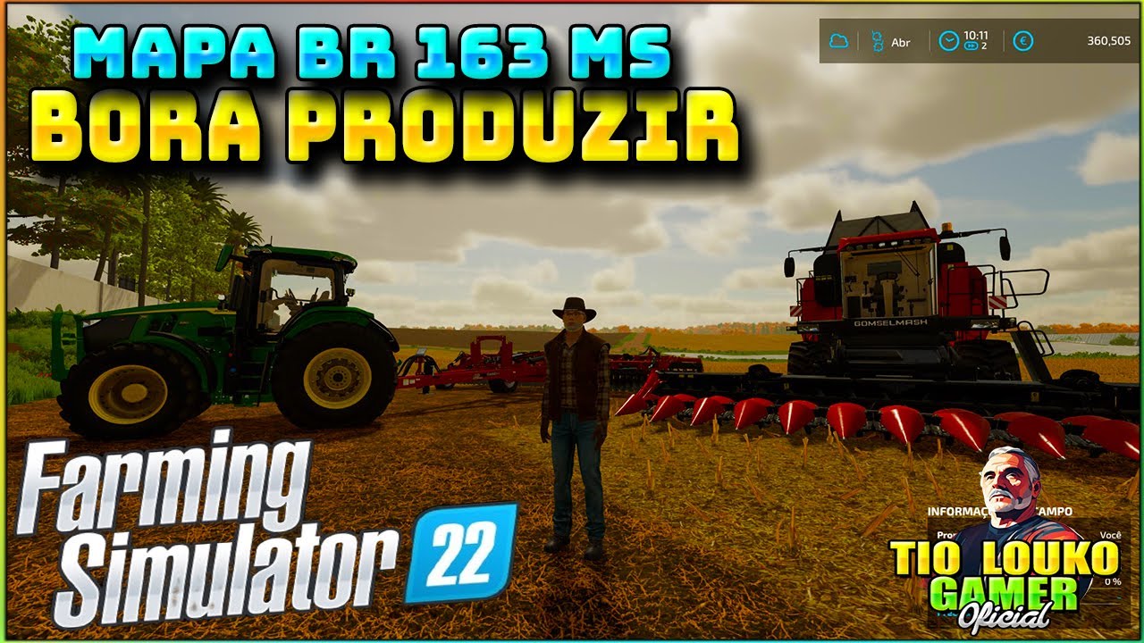 🔴live 📽📢Mapa BR 163 MS🚚Farming Simulator 22 - BORA PRODUZIR #shortvideo ...