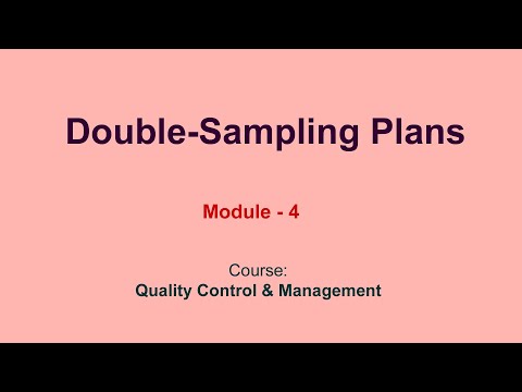 Double-Sampling Plans - YouTube