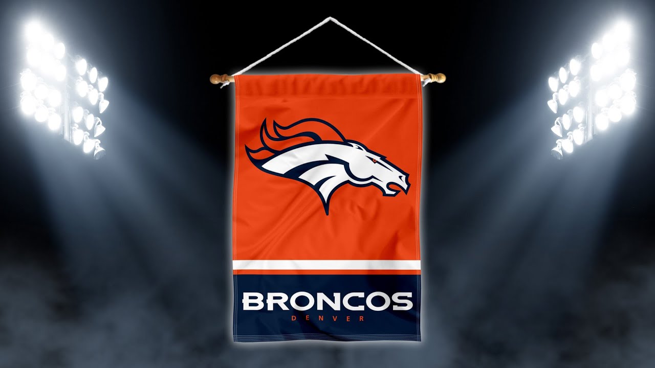 Denver Broncos House Banner Flag - YouTube