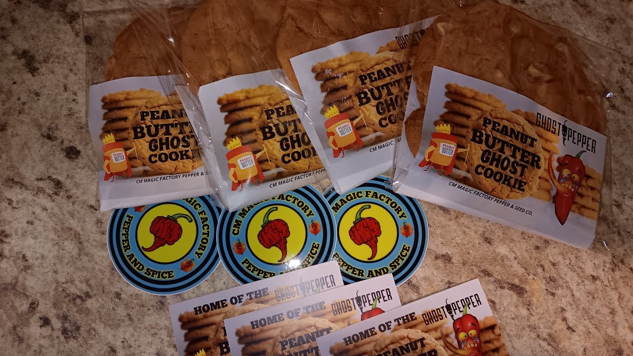 Ghost Pepper Peanut Butter Ghost Cookie review/challenge - YouTube
