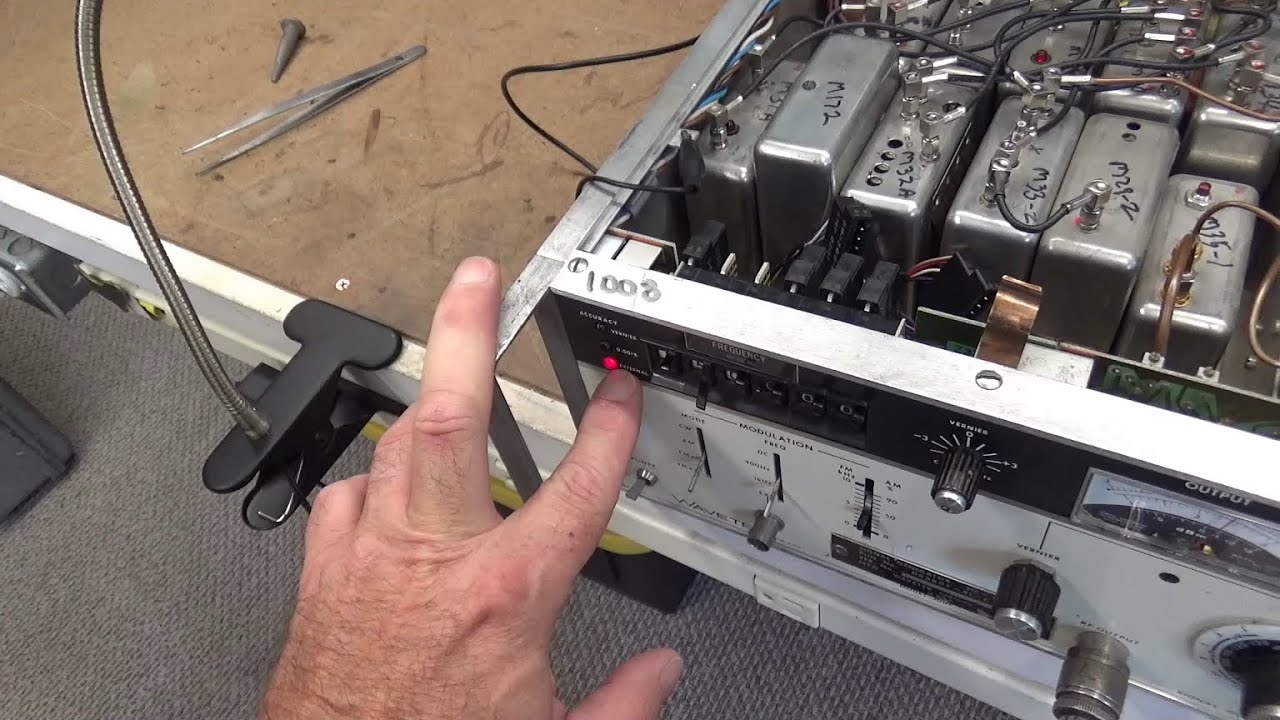 Wavetek Model 3001 RF Signal Generator Repair and Calibration Part 2 ...