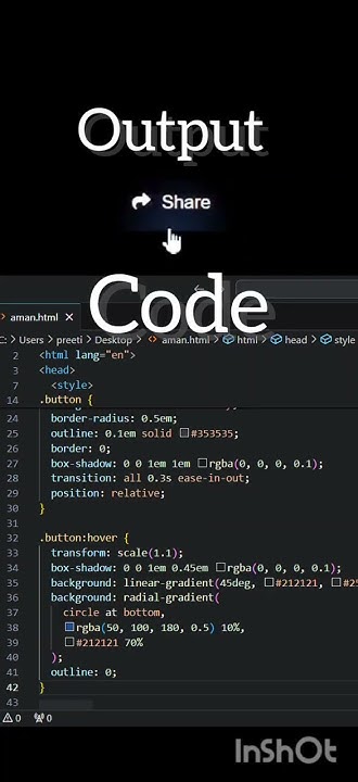 Button Animation In Html Css Coding Frontendcourse Webdesign