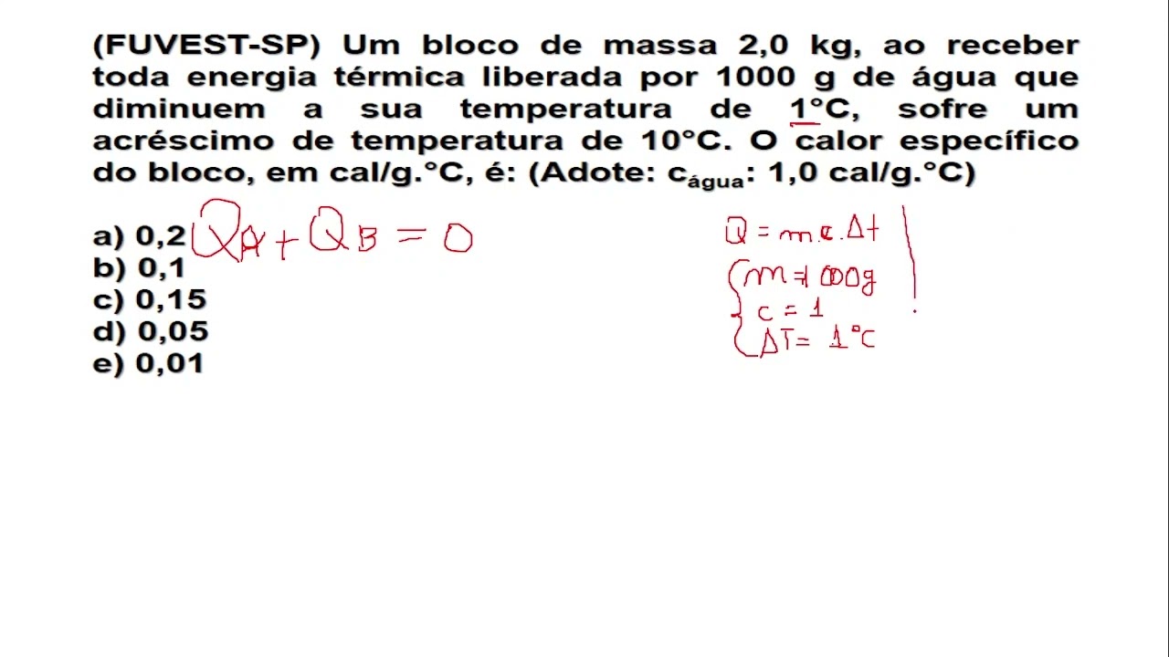 Calorimetria Exercicios Resolvidos 2 Ano - FDPLEARN
