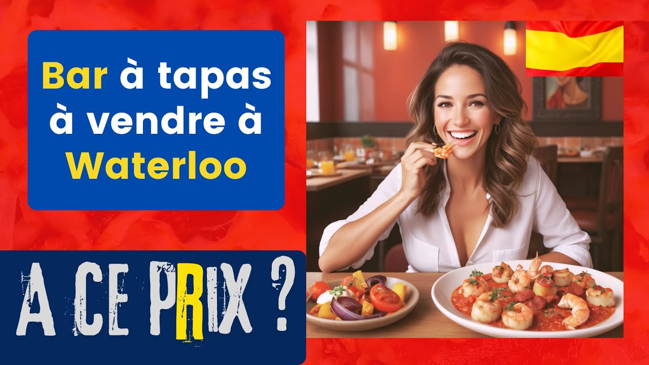 Bar à Tapas à Vendre à Waterloo pour Seulement 55 000 € ! Top commerce ...