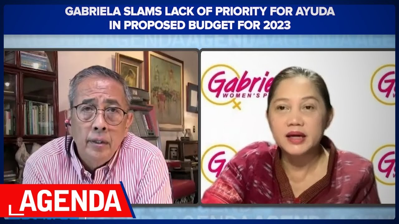 Gabriela party-list slams lack of priority for 'ayuda' in proposed ...