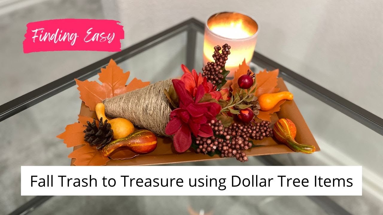 Trash to Treasure Fall Decor - YouTube