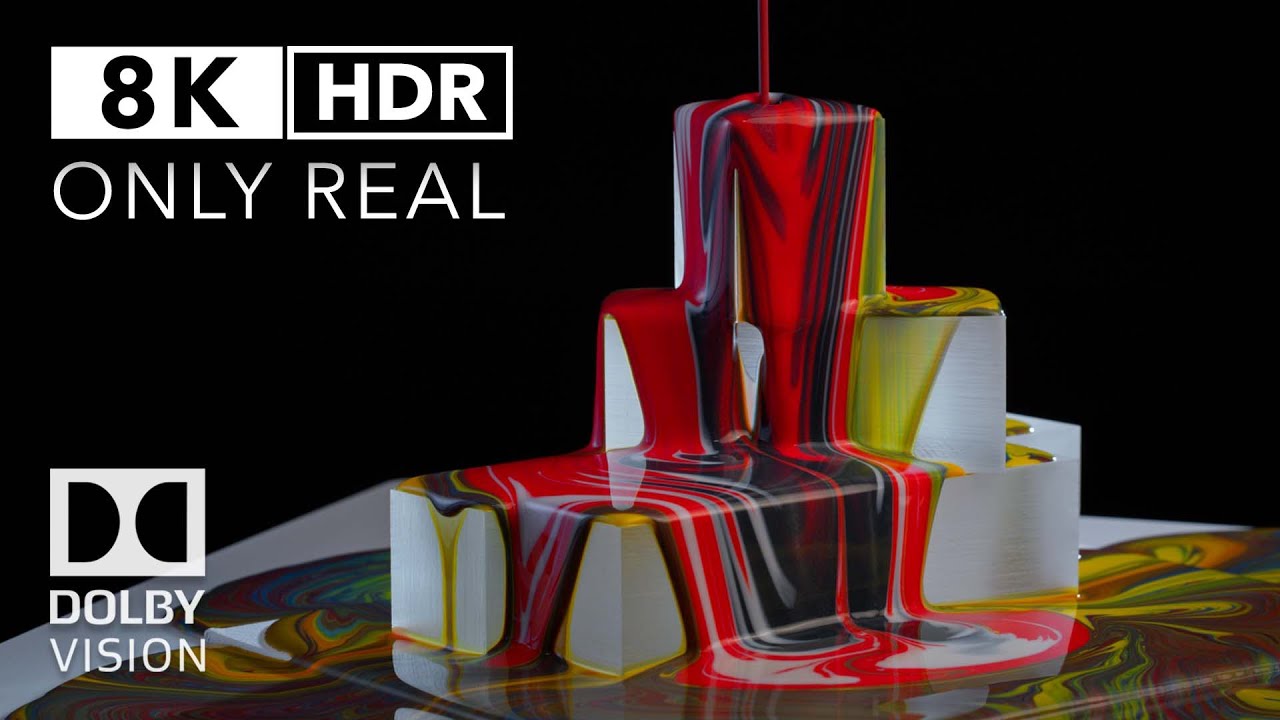 Ink Art Part II 8k HDR 60fps Dolby Vision - YouTube