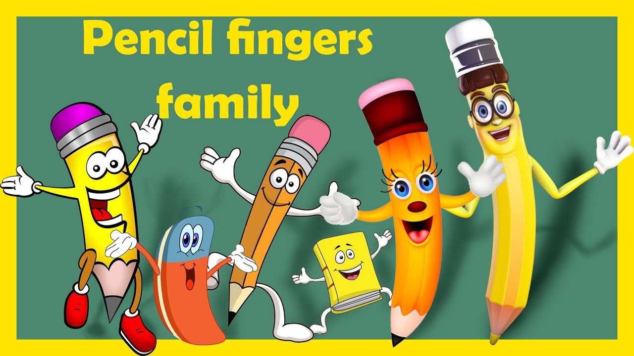Finger Family Songs For Kids | Finger Family With Pencil | Creador ...