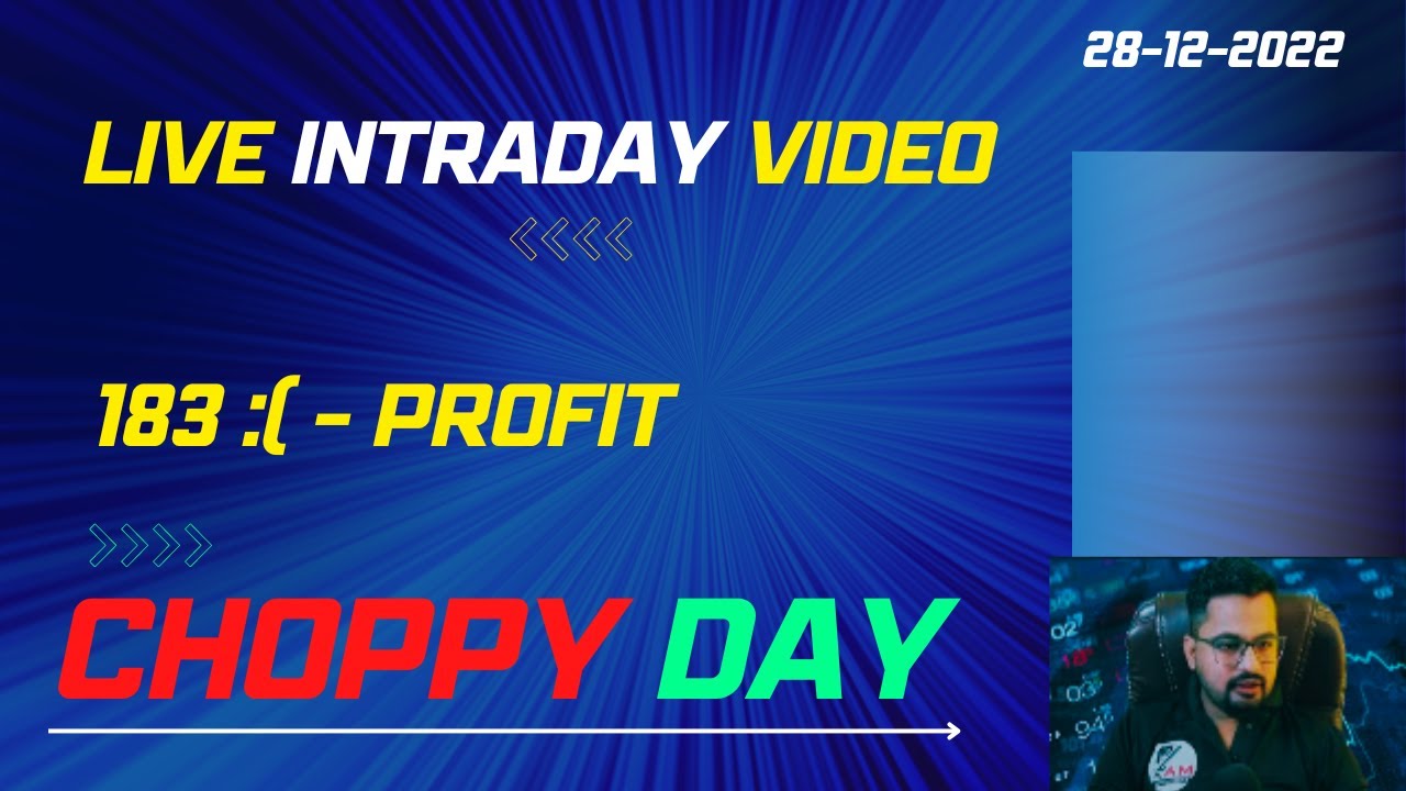 LIVE INTRADAY TRADING||28 DEC 2022||STOCK TRADING|| How to grow small ...