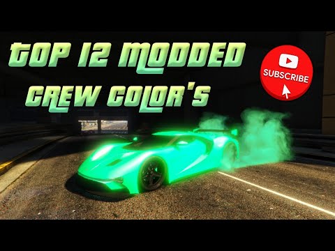 Top 12 Modded Crew Colors In GTA Online (Hex Codes Included) - YouTube